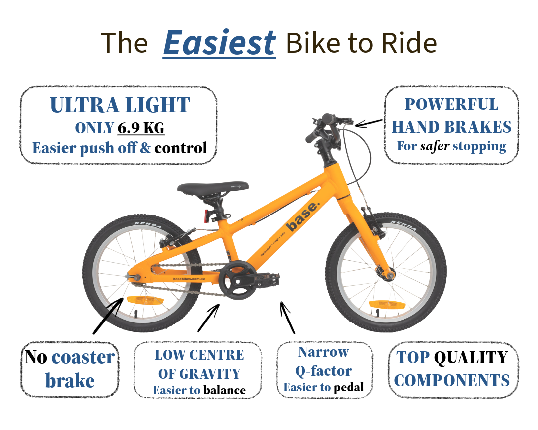 Lightweight 16 inch bike for 4 to 6 year olds – base bikes